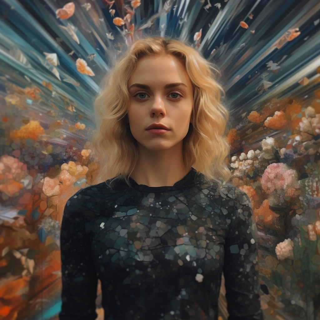 Faces of Infinity: AI Generated Portraits – Cyber Canvas Store